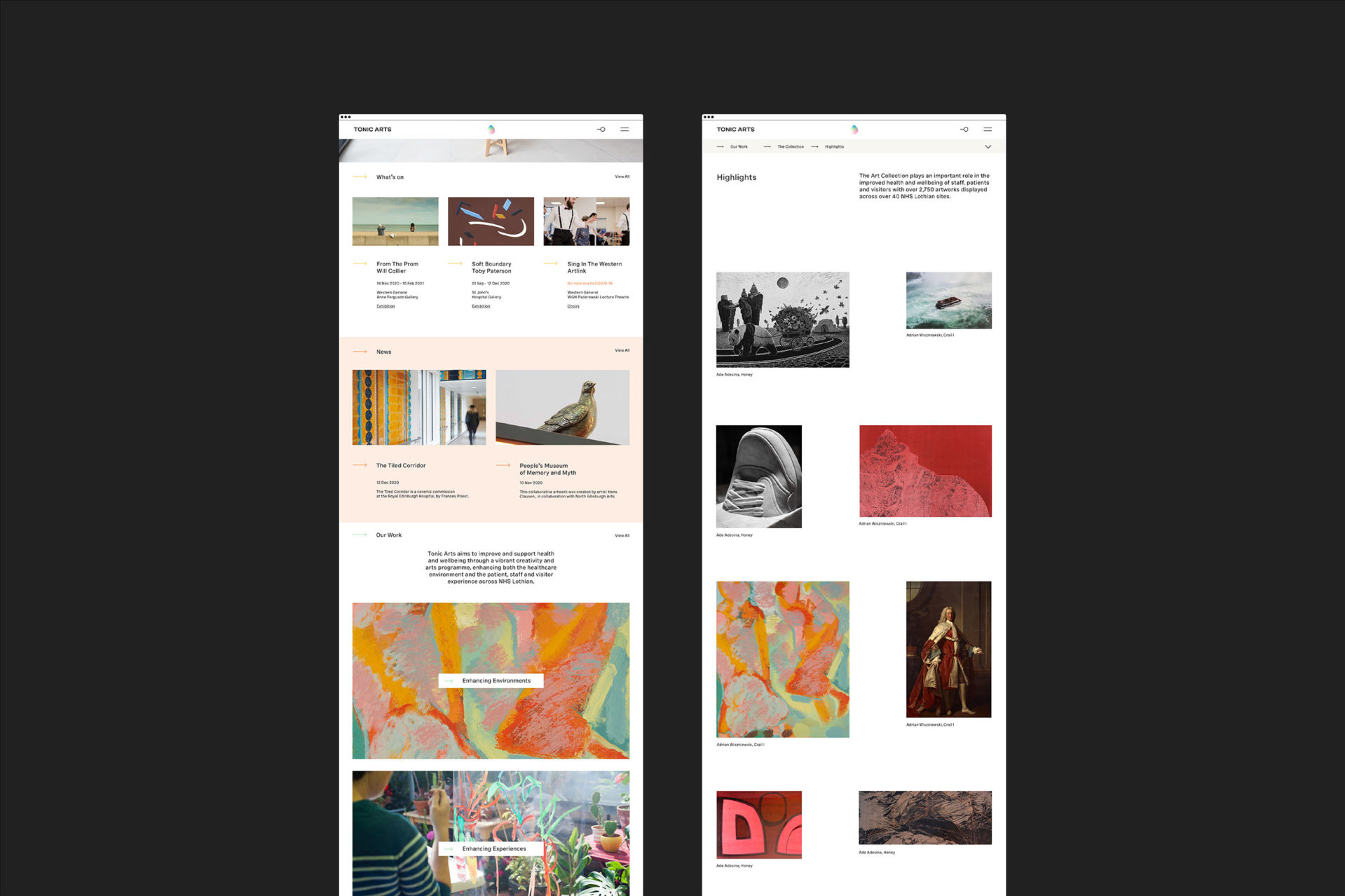 Tonic Arts: Brand… | Tangent | Creative & Design Agency | Glasgow